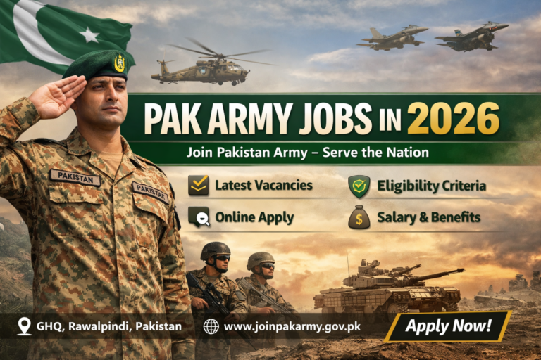 Pak Army Jobs in 2026 – Latest Pakistan Army Recruitment, Online Apply ...